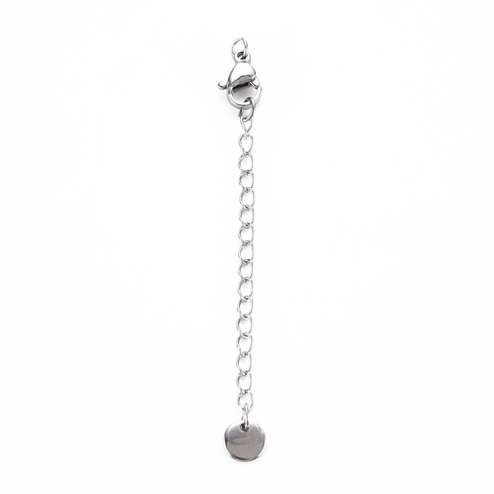 Extensor de cadena de acero inoxidable con cierre langosta (1 unidad ...